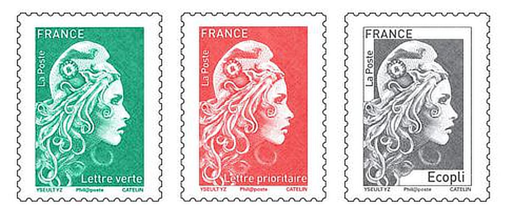 YZ: Street Artist Makes Image for New French Stamps - Trebuchet